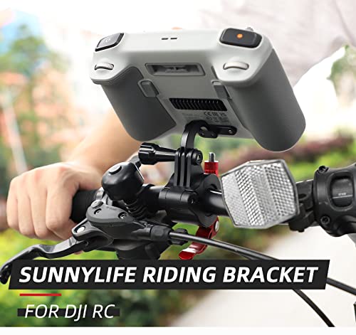 Anbee Bike Holder Bar Hand Mount Bicycle Holder Bracket for DJI RC Controller, Compatible with DJI Mini 3 / Mini 3 Pro Drone and Action Cameras