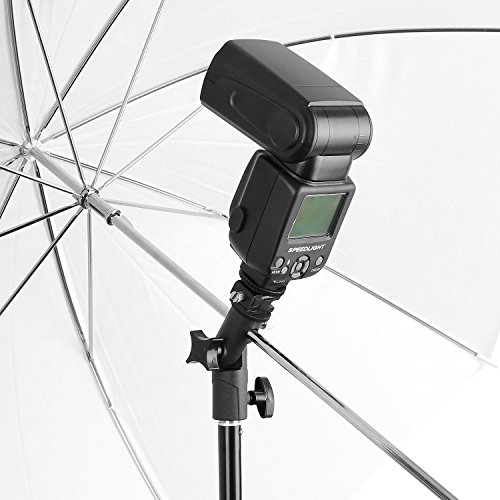 Camera Flash Speedlite Mount, ChromLives Professional Swivel Stand Light Bracket, Umbrella Bracket Shoe Holder E Type Compatible with Canon Nikon Pentax Olympus Nissin Metz, Other Speedlite Flashes