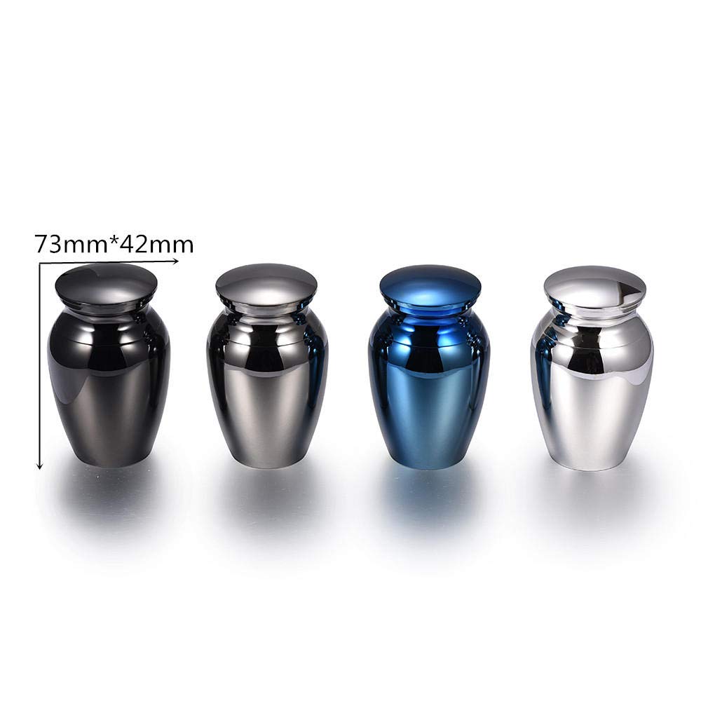 KemtAt Cremation jar Stainless Steel Engraving 72mm42mm Cremation Urns for Human Ashes Pets Ashes Souvenirs-Rat_Large 73mm 42mm