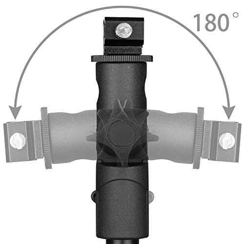 Camera Flash Speedlite Mount, ChromLives Professional Swivel Stand Light Bracket, Umbrella Bracket Shoe Holder E Type Compatible with Canon Nikon Pentax Olympus Nissin Metz, Other Speedlite Flashes
