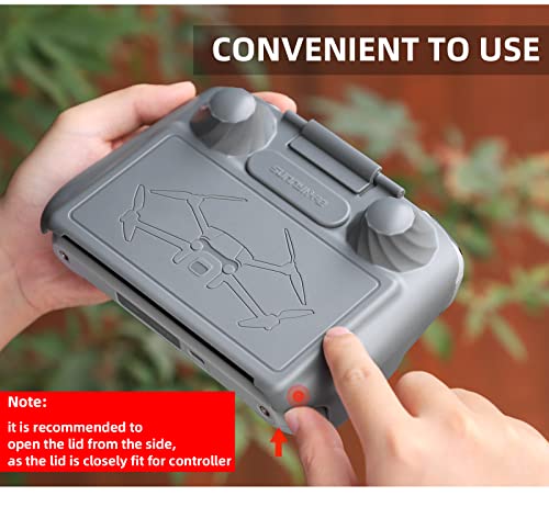 AirOka Mini 3 Pro Protective Cover with Sun Hood for DJI RC. 2 in 1controller protector sunhood,Silicone Sleeve Case with Sunshade for Remote Control Accessories
