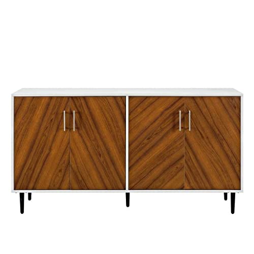 NAHDU Kitchen Sideboard with 2/4 Doors Antique Cabinet Storage Buffet Suitable for Living Room Kitchen Room Mid-Century Style (Color : E, Size : As Shown)