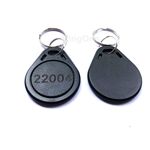 100pcs 26 bit Keyfobs Proximity Fob Works with Prox Key ISOProx 1346 1386 1326 H10301 Format Readers. Works with The vast Majority of Access Control Systems (Black)