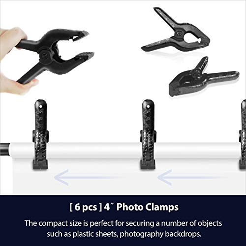 LimoStudio (Heavy Duty) 20 ft. Wide x 10.3 ft. Tall Backdrop Stands, High Stability with 1.45" Thick Pole, Adjustable Width & Length, Background Support System Kit with Super Spring Clamps, AGG2280