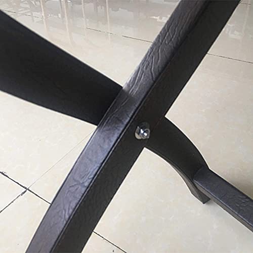 Guest Room Luggage Rack, Folding Suitcase Stand Luggage Rack Luggage Rack, Solid Wood Hotel Luggage Rack, Hotel Room Leather Rack, Folding Floor Household Clothes Rack (Color : Brown, Size : 60x45x67.