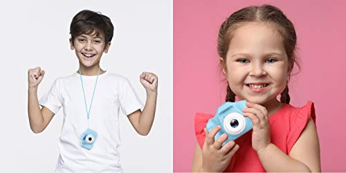 Dartwood 1080p Digital Camera for Kids with 2.0” Color Display Screen & Micro-SD Card Slot for Children - 32GB SD Card Included (Blue)