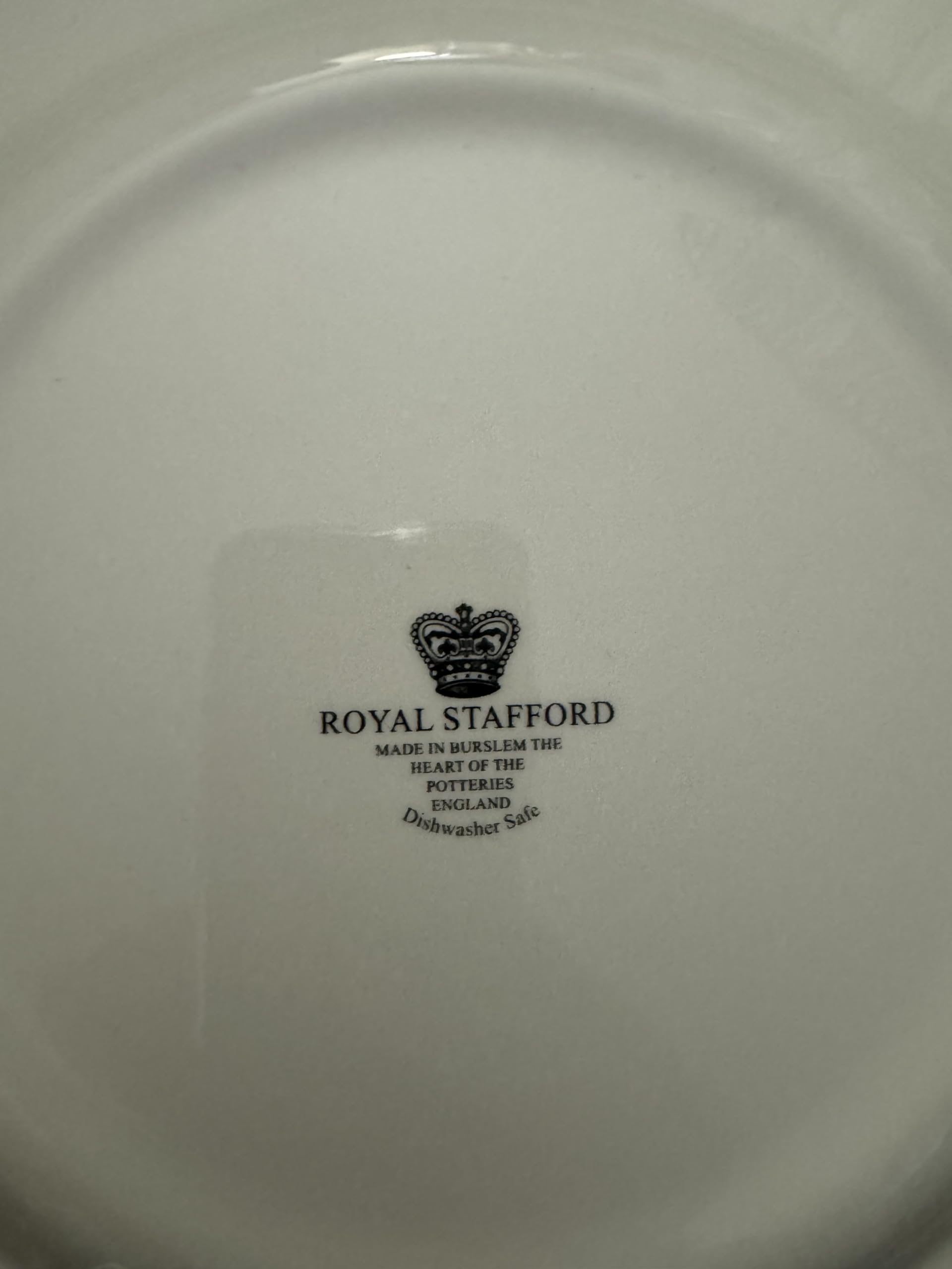 Royal Stafford Thanksgiving Turkey Dinner Plates, Set of 4, Floral border, Made in England