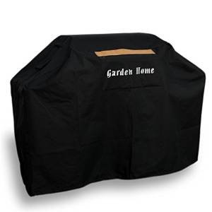 Garden Home Heavy Duty BLACK 64 INCH Grill Cover with Brush
