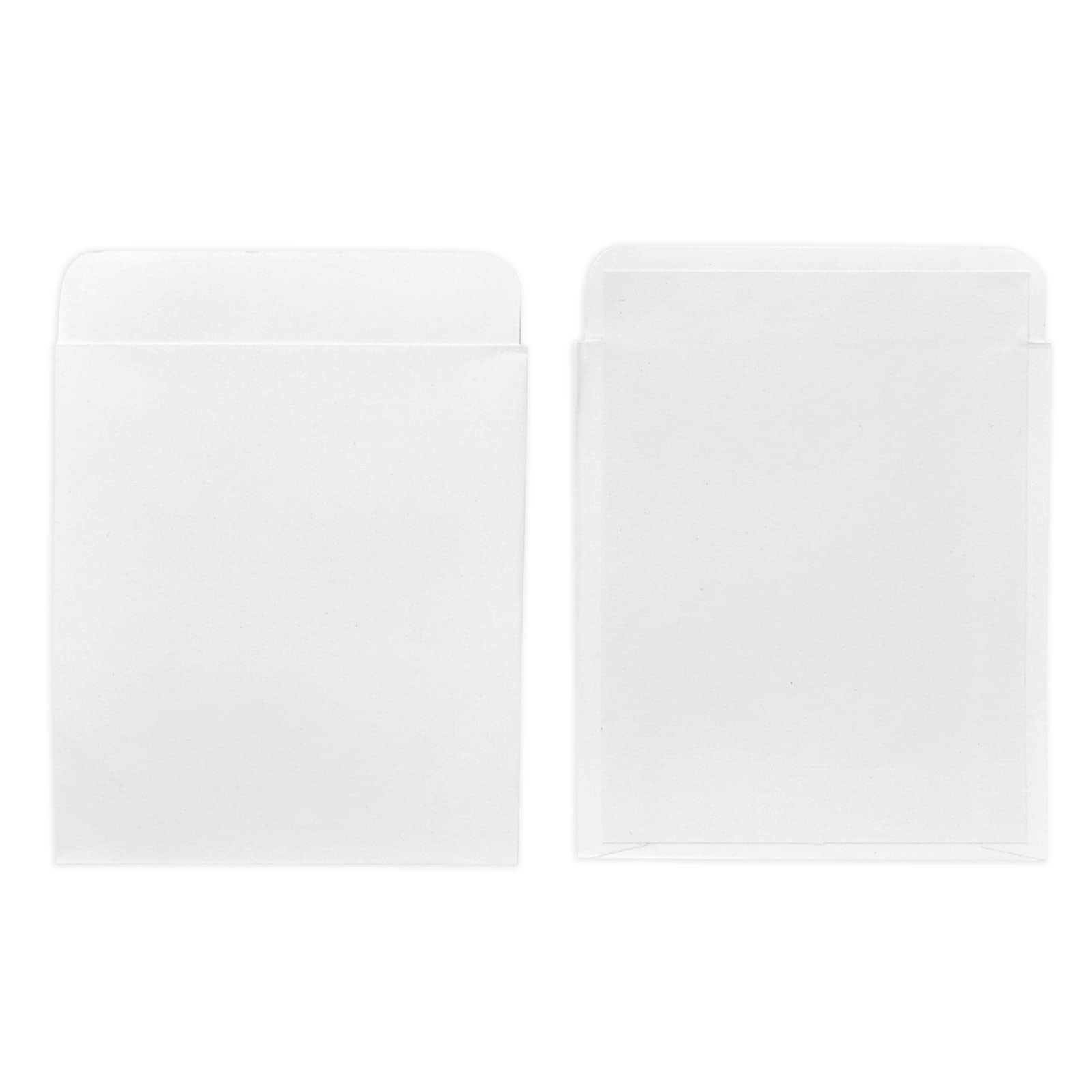 100 Pack Self-Adhesive Library Card Pockets for Book Checkouts, CDs, DVDs, Classroom Supplies (3.5 x 4.5 In)