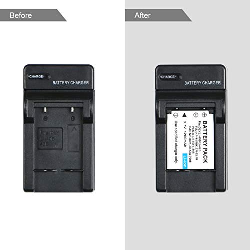 LI-40B LI-42B LI-40C Camera Battery Charger for Olympus FE-240, FE-280, FE-290, FE-300, FE-320, FE-340, FE-350, FE-4010, FE-5030, µ 1040, µ780, µ 790 SW, µ770 SW, u795 SW, u820 More Digital Cameras