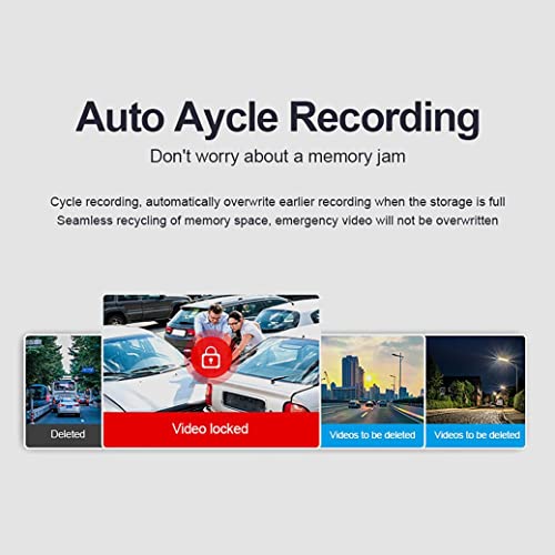 Cam WiFi HD Car Cam - Front Camera - for Cars Dashboard Camera Recorder - with Super Night Vision & 150° Wide Angle - Loop Recording - Build in Wi-Fi & APP Control - Include Batteries/2190