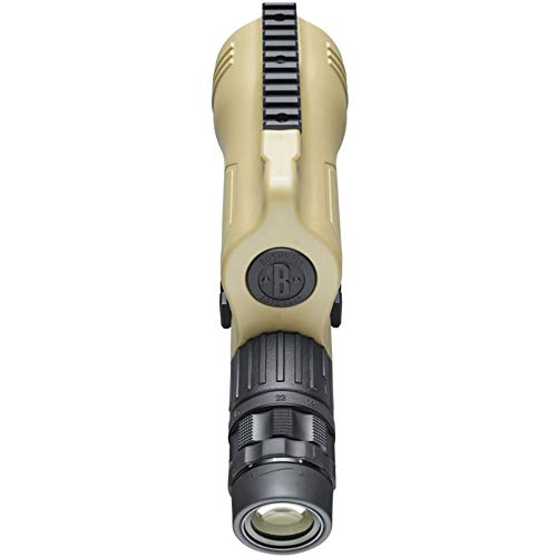 Bushnell 781545ED Legend T-Series Flp Spotting Scope with Mil-Hash Reticle, 15-45 x 60mm, Tan