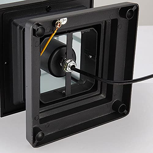 Post Lights Outdoor Waterproof Castlight Casting Aluminum Glass Post Cap Lights Modern Simple Villa Wall Gate Pillar Lamp LED Night Safety (Bronze B) (Dark A)