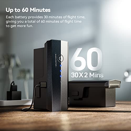 Ruko F11PRO Drones with Camera for Adults 4K UHD Camera 60 Mins Flight Time with GPS Auto Return Home Brushless Motor-Black(with Carrying Case)