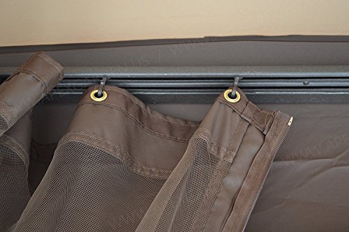 Plastic Hooks for Gazebo Curtains/Mosquito Netting/The Track of Lowe's Allen roth #GF-12S004B Gazebo - Quantity of 36 -