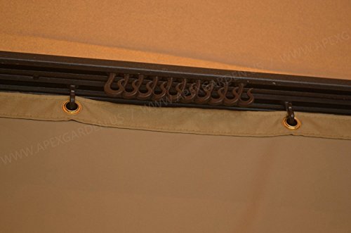 Plastic Hooks for Gazebo Curtains/Mosquito Netting/The Track of Lowe's Allen roth #GF-12S004B Gazebo - Quantity of 36 -