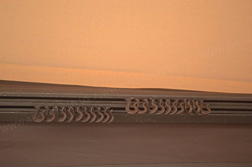 Plastic Hooks for Gazebo Curtains/Mosquito Netting/The Track of Lowe's Allen roth #GF-12S004B Gazebo - Quantity of 36 -