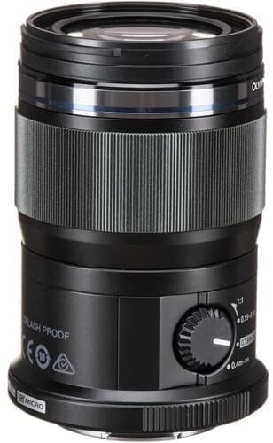 OM SYSTEM OLYMPUS M.Zuiko Digital ED 60mm F2.8 Macro For Micro Four Thirds System Camera, Weather Sealed Design, Focus Limit Switch Bright