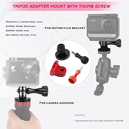 Niewalda Alumium Tripod Mount Adapter, Gopro Threaded Mount Adapter,Action Camera Tripod Aluminum Mount,for GoPro Max, GoPro Hero, DJI Osmo Action Camera (Two Groups)