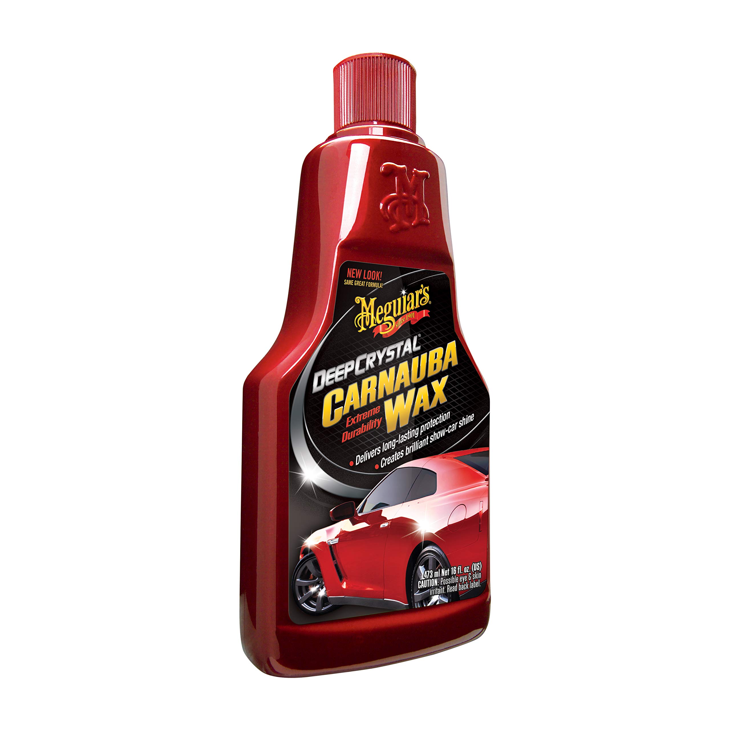 Meguiar's Deep Crystal Carnauba Wax - 16 Oz Bottle