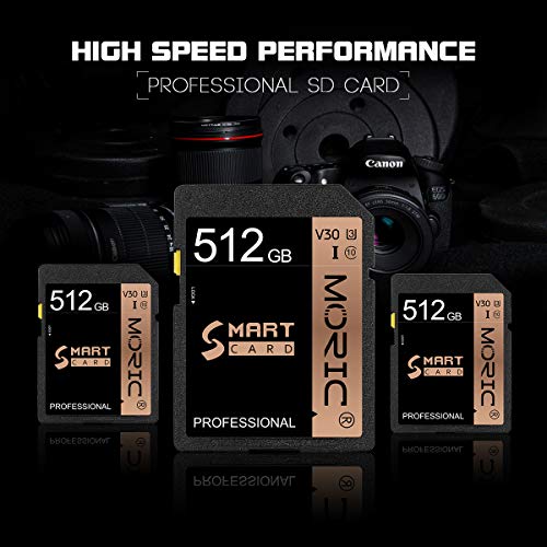 512GB SD Card High Speed Security Digital Memory Card Class 10 for Cameras,Vlogger&Videographer and Other SD Devices(512GB