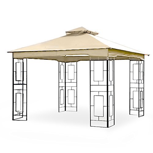 Garden Winds Replacement Canopy for Garden Treasures Geo 10ft Gazebo - Riplock 350 - Beige