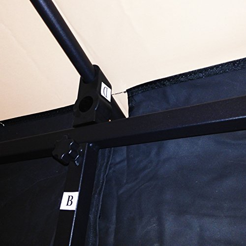 Garden Winds Replacement Canopy for Garden Treasures Geo 10ft Gazebo - Riplock 350 - Beige