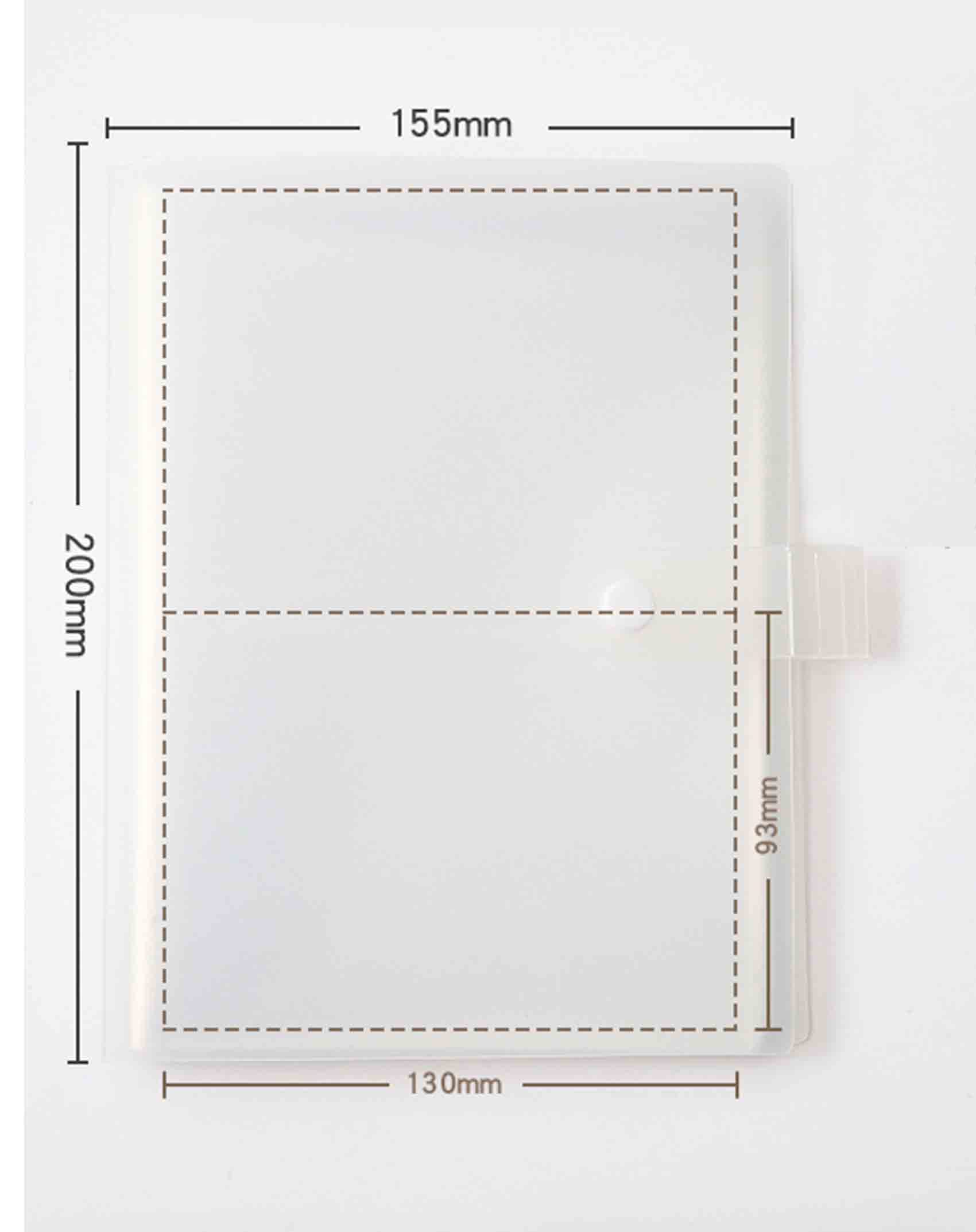 YOAVIP 3x5 Index Cards Clear Plastic Holder Organizer Pouches Book Binder 40 Page Hold 160 Cards