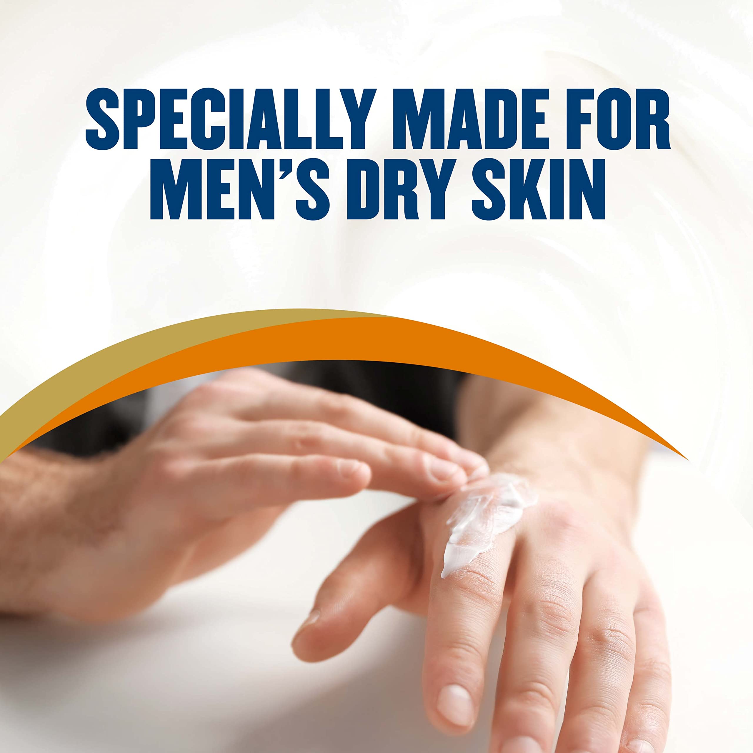 Gold Bond Men's Essentials Hydrating Cream 6.5 oz., Everyday Moisture for Dry Skin(Pack of 1)