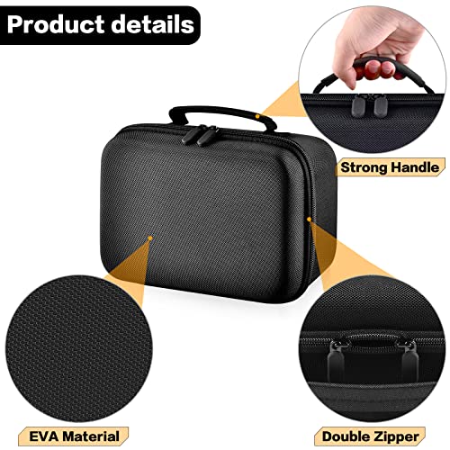 Case Compatible with Kodak Dock Plus/for Kodak Dock Premium Wi-Fi Portable 4x6” Instant Photo Printer. Bluetooth Photo Printing Holder for Adapter, Cartridge, Paper, Power Cord (Box Only) - Black