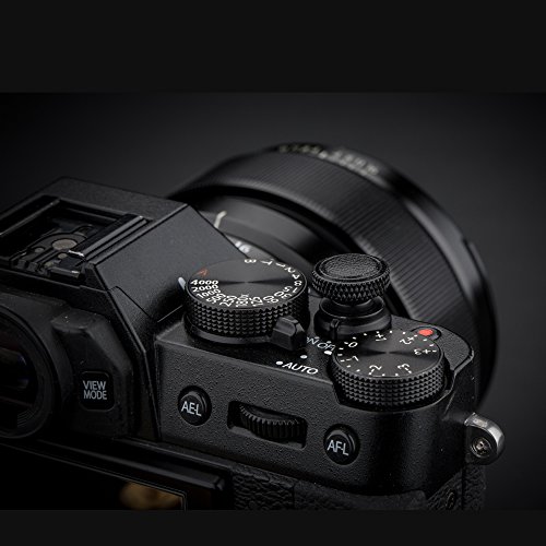 JJC Camera Soft Release Button, Shutter Button for Fuji Fujifilm X-T5 X-T4 X-T3 X-T30 X-T30 II X-T20 X-PRO3 X100V X100F X-E4 X-E3 Sony RX1R II RX10 IV III Leica M10 M9 Nikon Df F3