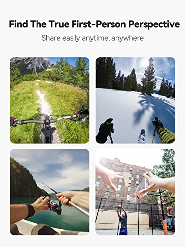 TELESIN Head Mount Strap Chest Mount Harness Video Camera Mount Accessories Kit Compatible with GoPro Hero 11,10,9,8,7,6,5,4, Session 3+, 3, 2, 1, Hero (2018),Fusion,DJI Osmo Action Cameras