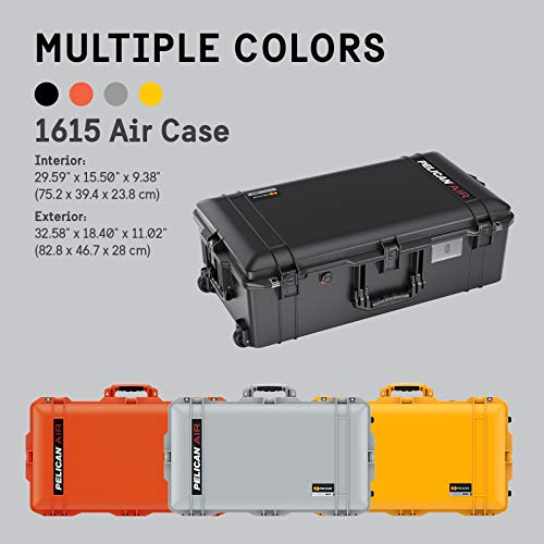 Pelican Air 1615 Case No Foam - Yellow