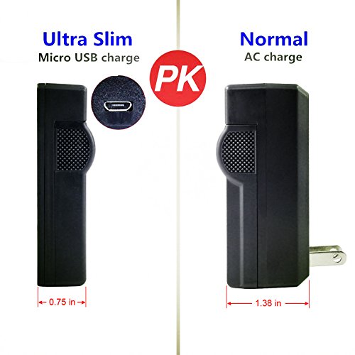 Kastar Battery (X2) & Slim USB Charger for Olympus LI-10B, LI-12B and Olympus Stylus 300, 400, 500, 600, 800, C-50, 60, 70, 470, 760, 770, 5000, Camedia Series, Sanyo Xacti Series Camera