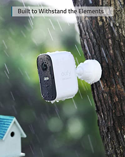 eufy Security, eufyCam 2C Pro 2-Cam Kit, Wireless Home Security System with 2K Resolution, 180-Day Battery Life, HomeKit Compatibility, IP67, Night Vision, and No Monthly Fee. (Renewed)