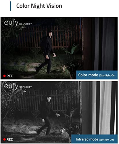 eufy Security, eufyCam 2C Pro 2-Cam Kit, Wireless Home Security System with 2K Resolution, 180-Day Battery Life, HomeKit Compatibility, IP67, Night Vision, and No Monthly Fee. (Renewed)