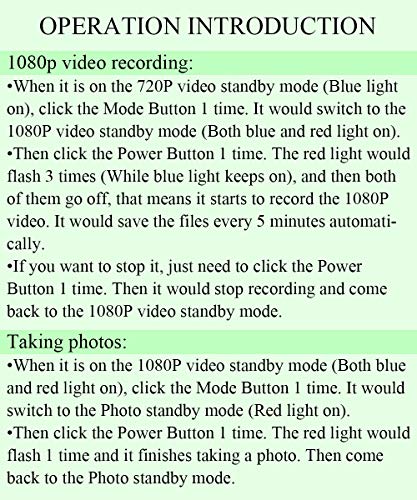 cainda Mini Spy Camera Full HD 1080P with Night Vision and Motion Detection, Super Video Recorder Sports Camera, Small Camcorder, Mini Security Camera for Car Home and Office Surveillance SQ11
