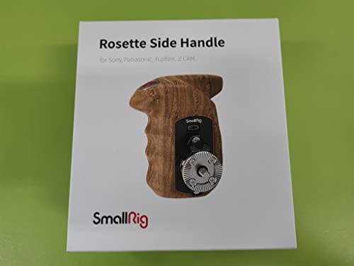 SmallRig Rosette Side Handle with Record Start / Stop Remote Trigger for Sony Cameras , for Panasonic Cameras , for Fujifilm Cameras ,for Z CAM Cameras 3324