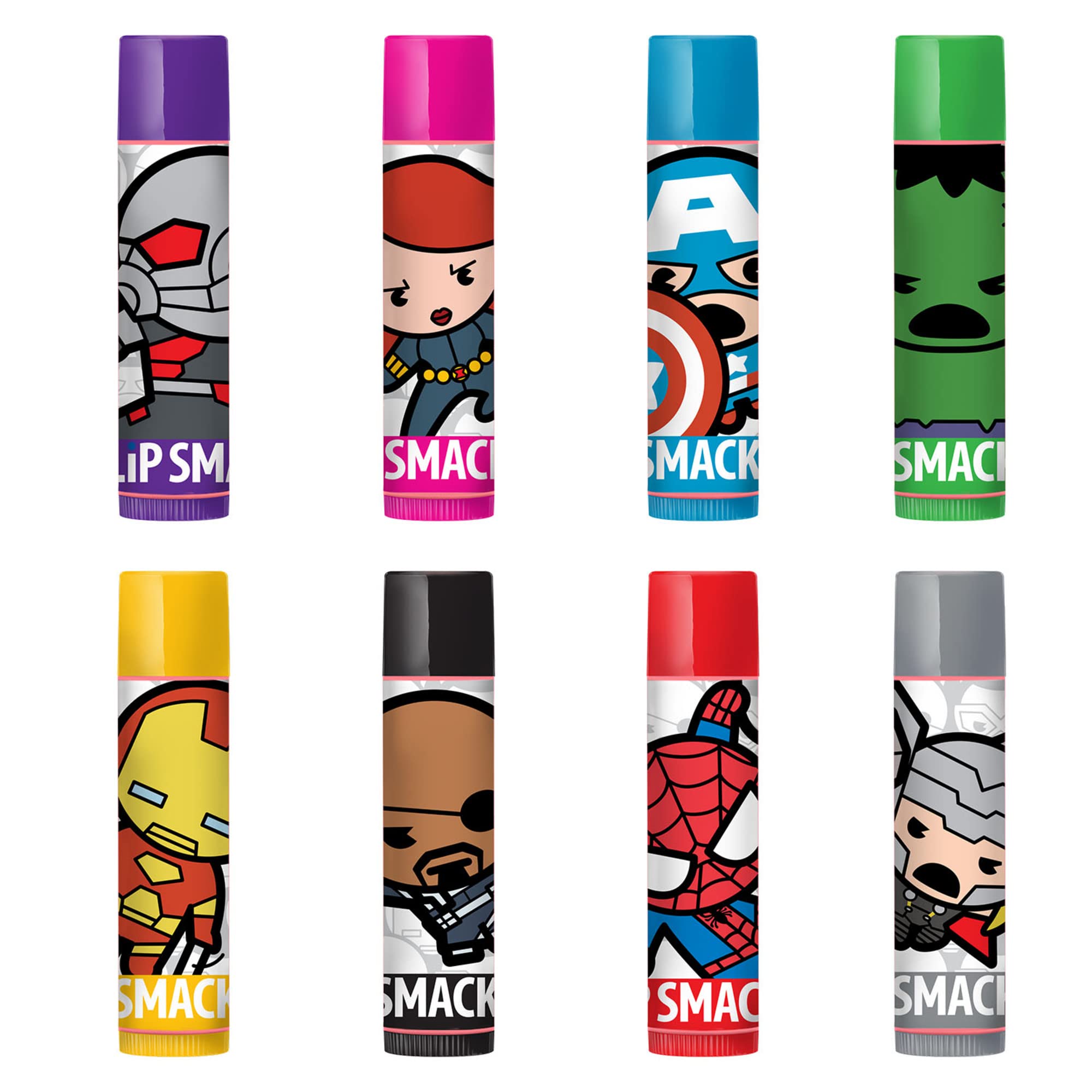 Lip Smacker Disney Frozen II 10 Piece Flavored Lip Balm Party Pack, Clear Matte, For Kids, Men, Women, Dry Lips