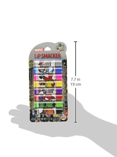 Lip Smacker Disney Frozen II 10 Piece Flavored Lip Balm Party Pack, Clear Matte, For Kids, Men, Women, Dry Lips