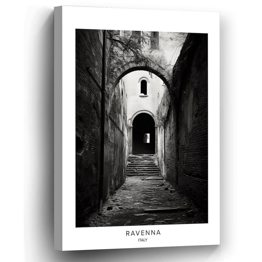 RAXES 8x10 Of Ravenna Italy Black And White Analogue Photography 4 Living bedroom office decoration children room printed photo paper poster