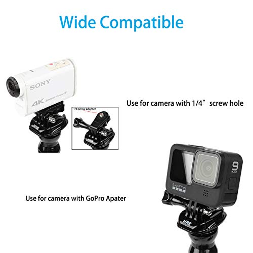 Pellking Jaws Flex Clamp Smartphone Mount with Adjustable Gooseneck(19 Sections) Compatible with iPhone Samsung,and GoPro Hero 10,9,8,7,6,5,4,, 3+, 2, 1, DJI Osmo Action Akaso Camera Mounts