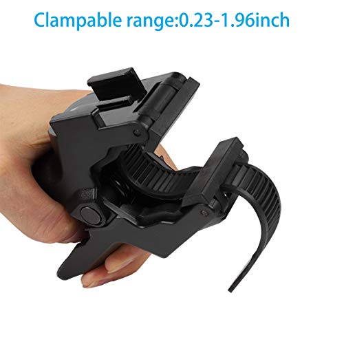 Pellking Jaws Flex Clamp Smartphone Mount with Adjustable Gooseneck(19 Sections) Compatible with iPhone Samsung,and GoPro Hero 10,9,8,7,6,5,4,, 3+, 2, 1, DJI Osmo Action Akaso Camera Mounts