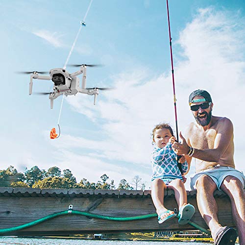 Airdrop Device for DJI Mini 3 and Mini 3 Pro Drone Accessories Payload Delivery Transport Device Fishing Drone, Drop Fishing Line, Wedding Scene, Search&Rescue Compatible with DJI Mini 3 and Mini 3 Pro Drone
