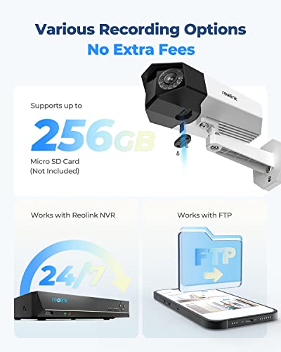 REOLINK 4K PoE Security Camera System, Home Outdoor IP Camera in 180 Degree Viewing Angle, 2022 Stunning New Released, Human/Vehicle/Pet Detection, Color Night Vision, Two Way Talk, Duo 2 PoE