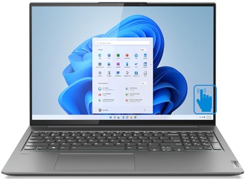 Lenovo Slim 7i Home & Business Laptop (Intel i7-12700H 14-Core, 32GB LPDDR5 4800MHz RAM, 1TB PCIe SSD, Intel ARC A370M, 16.0" 120 Hz Touch Win 11 Pro) with MS 365 Personal, Dockztorm Hub