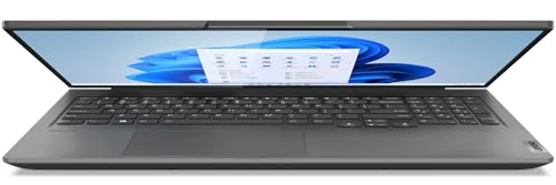 Lenovo Slim 7i Home & Business Laptop (Intel i7-12700H 14-Core, 32GB LPDDR5 4800MHz RAM, 2TB PCIe SSD, Intel ARC A370M, 16.0" 120 Hz Touch Win 11 Home) with MS 365 Personal, Dockztorm Hub
