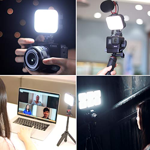 VIJIM VL100C Bi-Color LED Video Light on Camera,Mini Rechargeable 2000mAh LED Camera Lights,CRI95+ Dimmable 2500-6500K Ultra Bright Photo and Video Lighting,LED Fill Lamp…