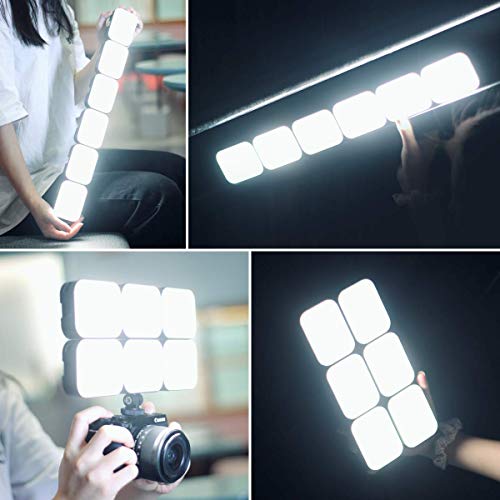 VIJIM VL100C Bi-Color LED Video Light on Camera,Mini Rechargeable 2000mAh LED Camera Lights,CRI95+ Dimmable 2500-6500K Ultra Bright Photo and Video Lighting,LED Fill Lamp…