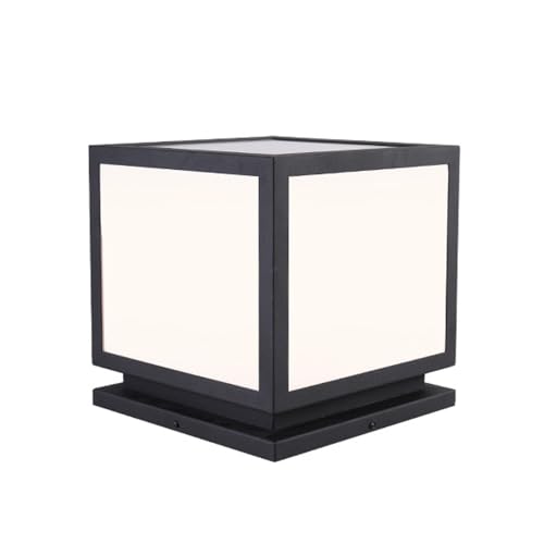 BEMITH Solar Flame Post Lamp Outdoor Three Modes Outdoor Stigma Lamps High Brightness Flickering Flame SMD LED Lighting Solar Powered Fence Column Light, Fit 4x4, 5x5 Or 6x6 Wooden Posts